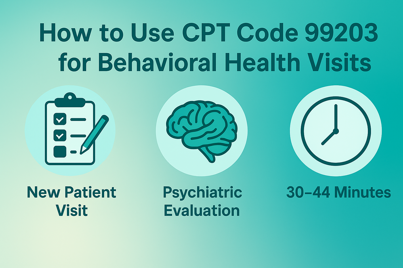 How to use CPT code 99203? - Therapy Dial