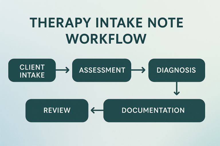 How to Write Therapy Intake Notes (with Example) - Therapy Dial